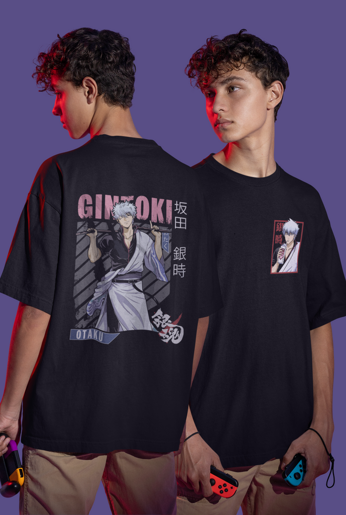 Gintama (Gintoki Sakata) Unisex Oversize T-Shirt – Arienai